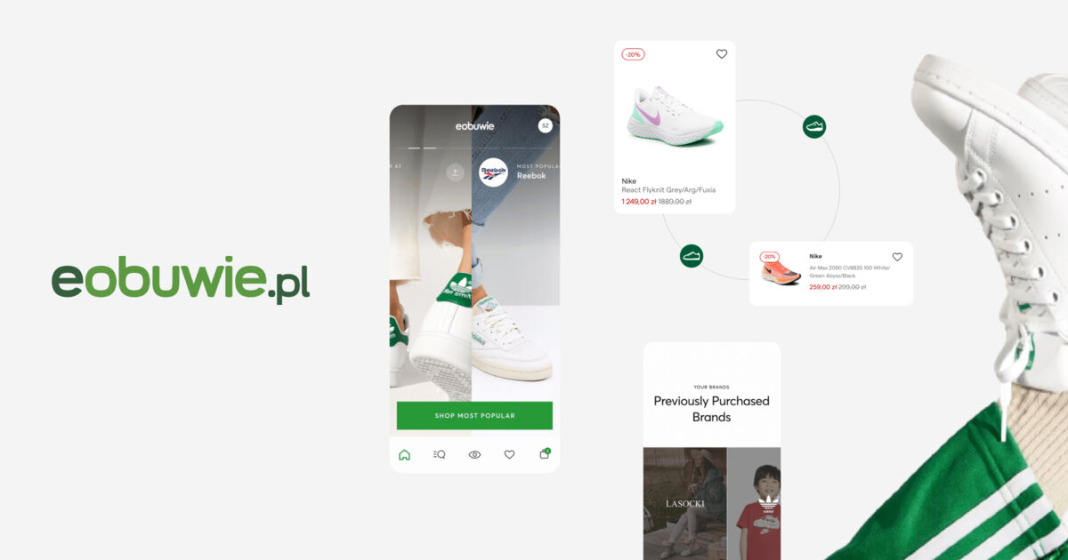 Flying Bisons designs a mobile app for eobuwie | Flying Bisons